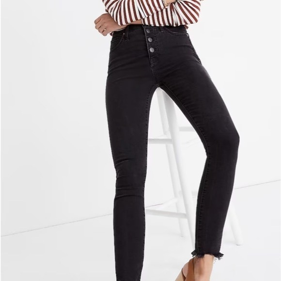 Madewell | Jeans | Madewell High Rise Button Front Skinny Jeans | Poshmark